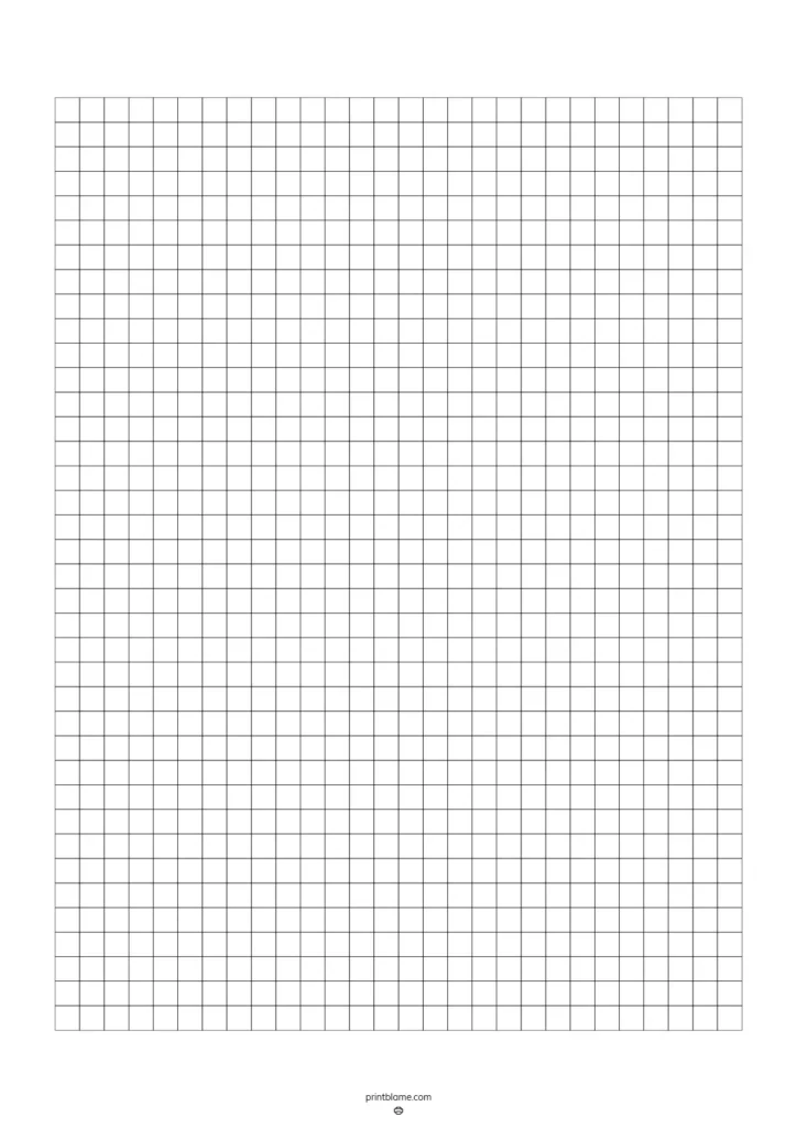 Blank Graph Paper PDF - FREE Graph Paper Templates - 48 Styles