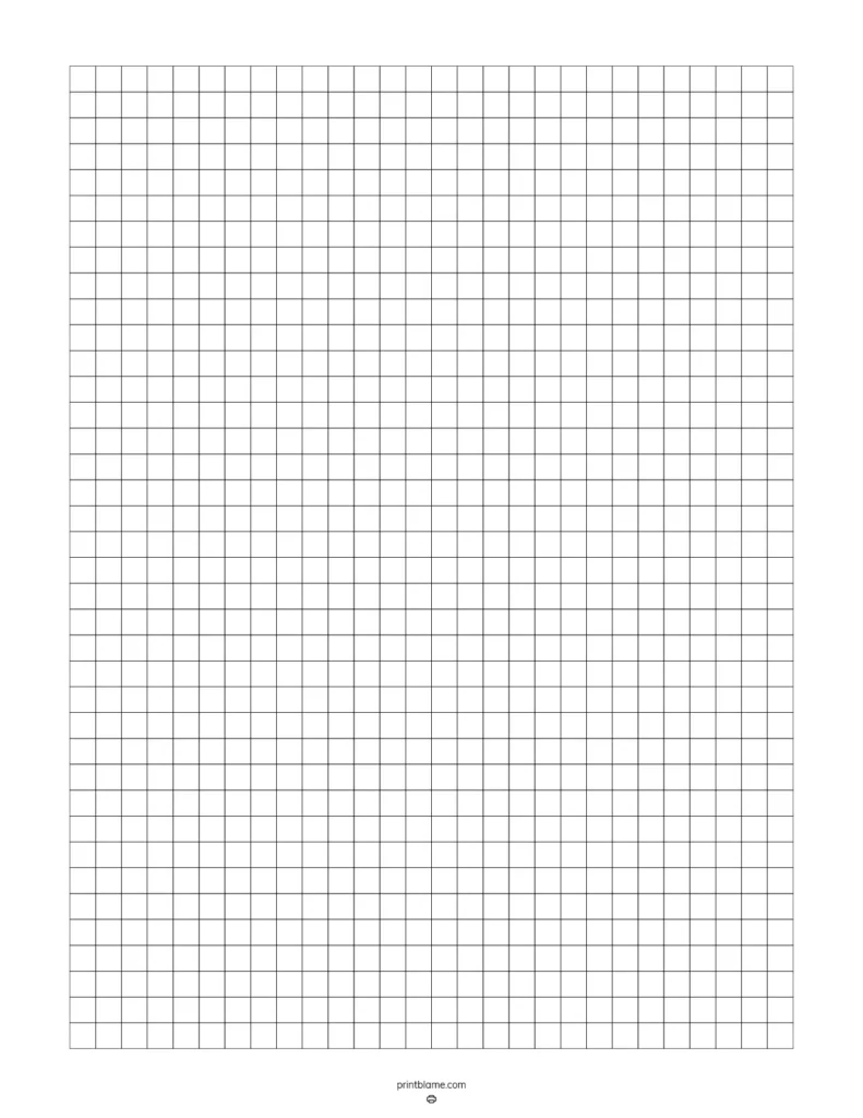 Blank Graph Paper PDF - FREE Graph Paper Templates - 48 Styles