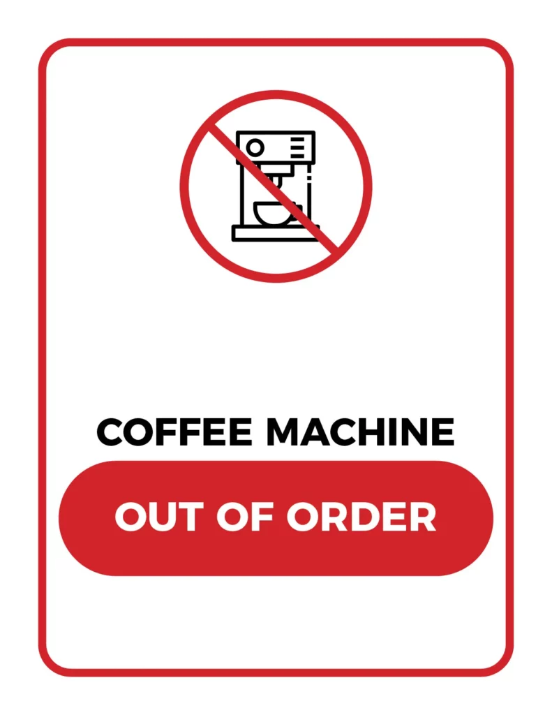 Out Of Order Sign Printables - 36 FREE Out of Service PDFs