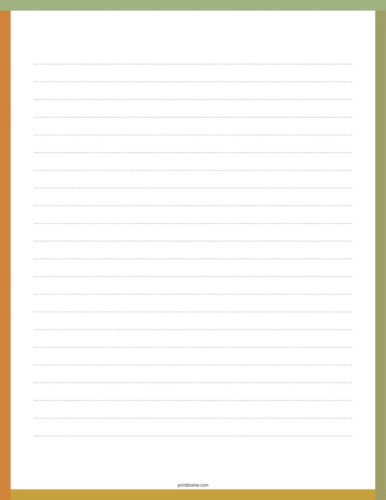 Digital Notebook Paper - 40+ FREE Colorful Lined Notes PDFs