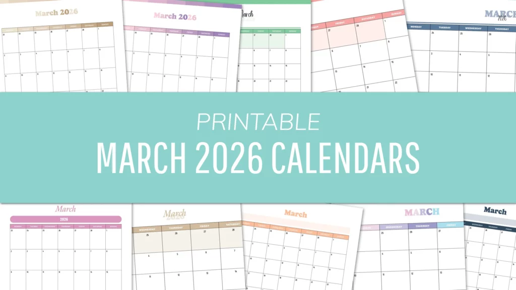 Print Blame - FREE Printable Templates - Calendars, Planners & Logs
